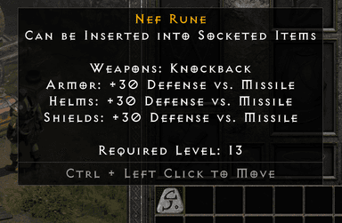 Nef Rune - D2Runewizard